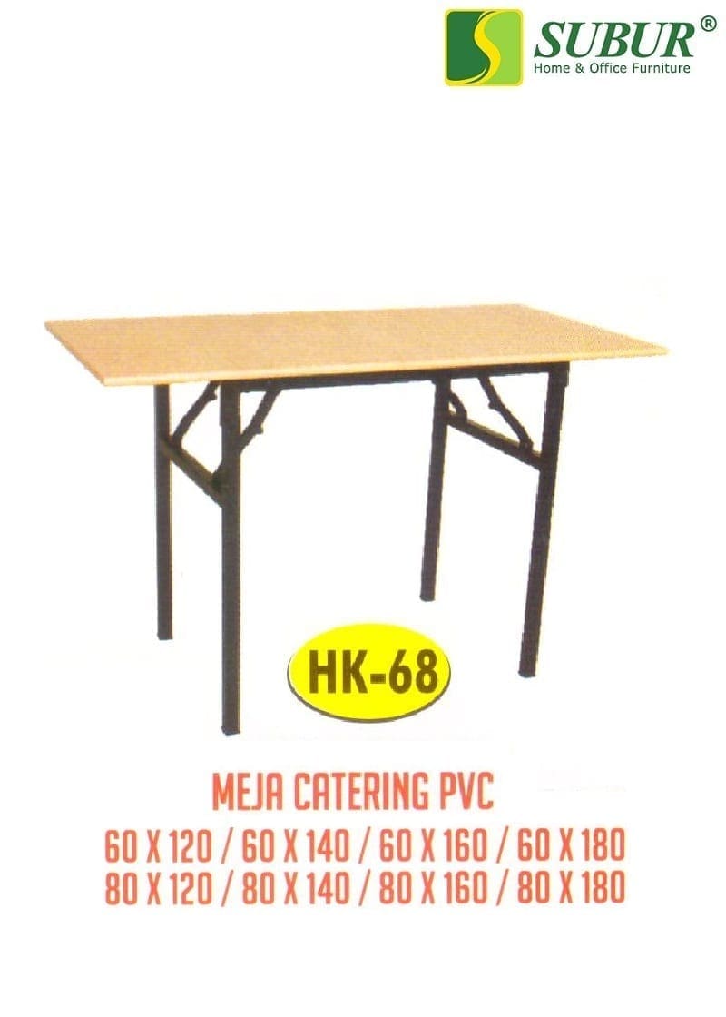 Meja Catering PVC Polaris HK 68 | Subur Furniture Online Store
