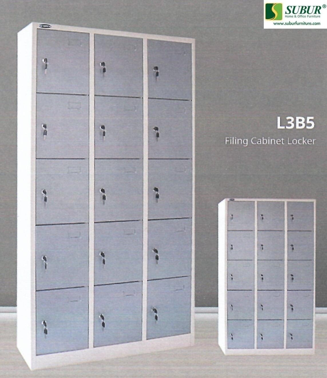 Locker 15 Pintu L3B5 Lunar | Subur Furniture Online Store