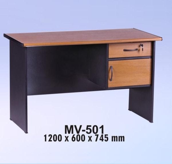 VIP Meja Kantor 1/2 Biro Berikut Laci type MV 501 A | Subur Furniture ...