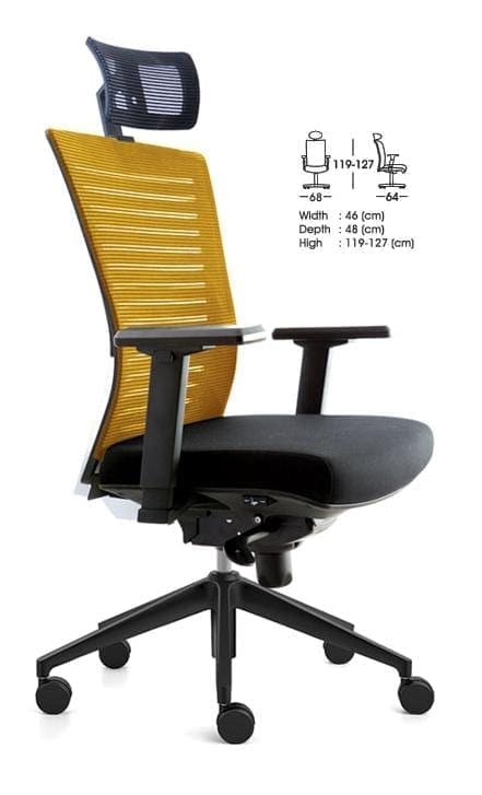 BRIZTORE 1 S N Kursi Kantor Indachi | Subur Furniture Online Store