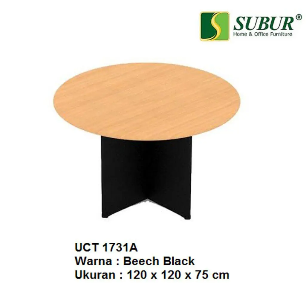 UCT 1731 A Meja Meeting Bundar Uno | Subur Furniture Online Store