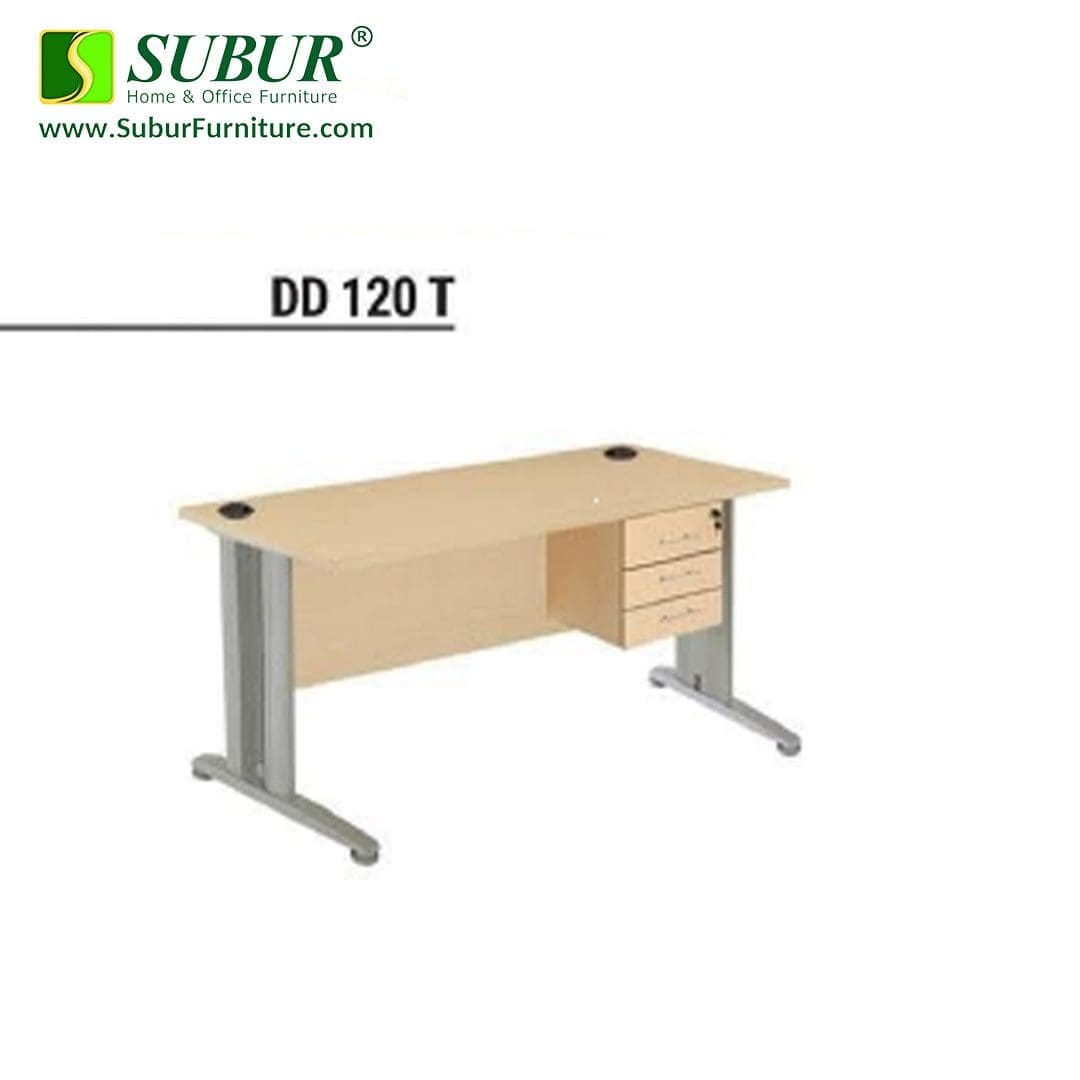 Meja Kantor Indachi tipe DD 120 T | Subur Furniture Online Store