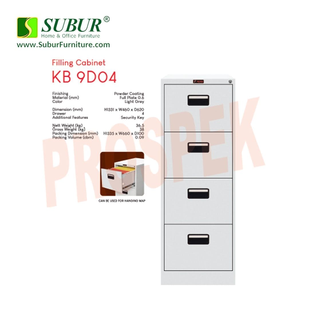 Filling Cabinet Prospek type KB 9D04 | Subur Furniture Online Store