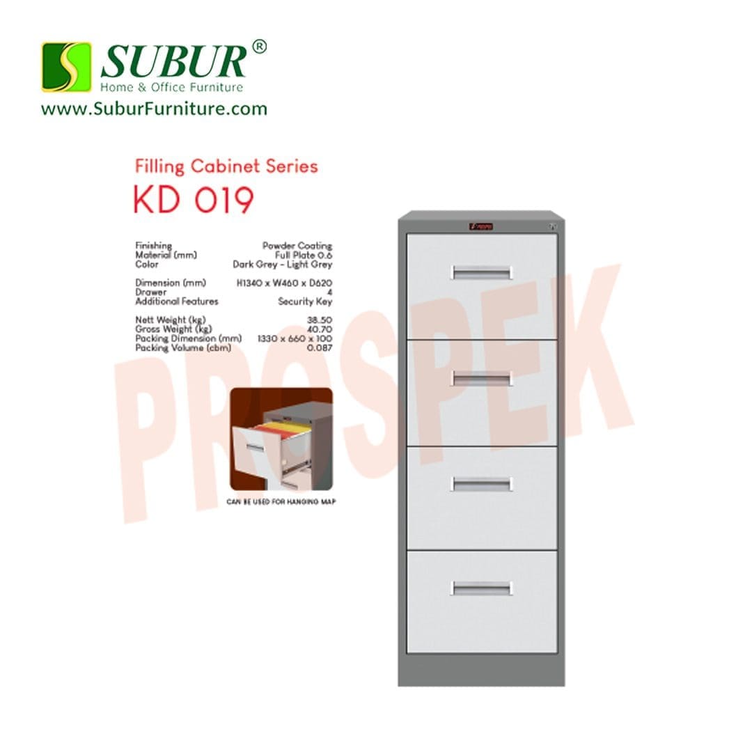Filling Cabinet Prospek type KD 019 | Subur Furniture Online Store
