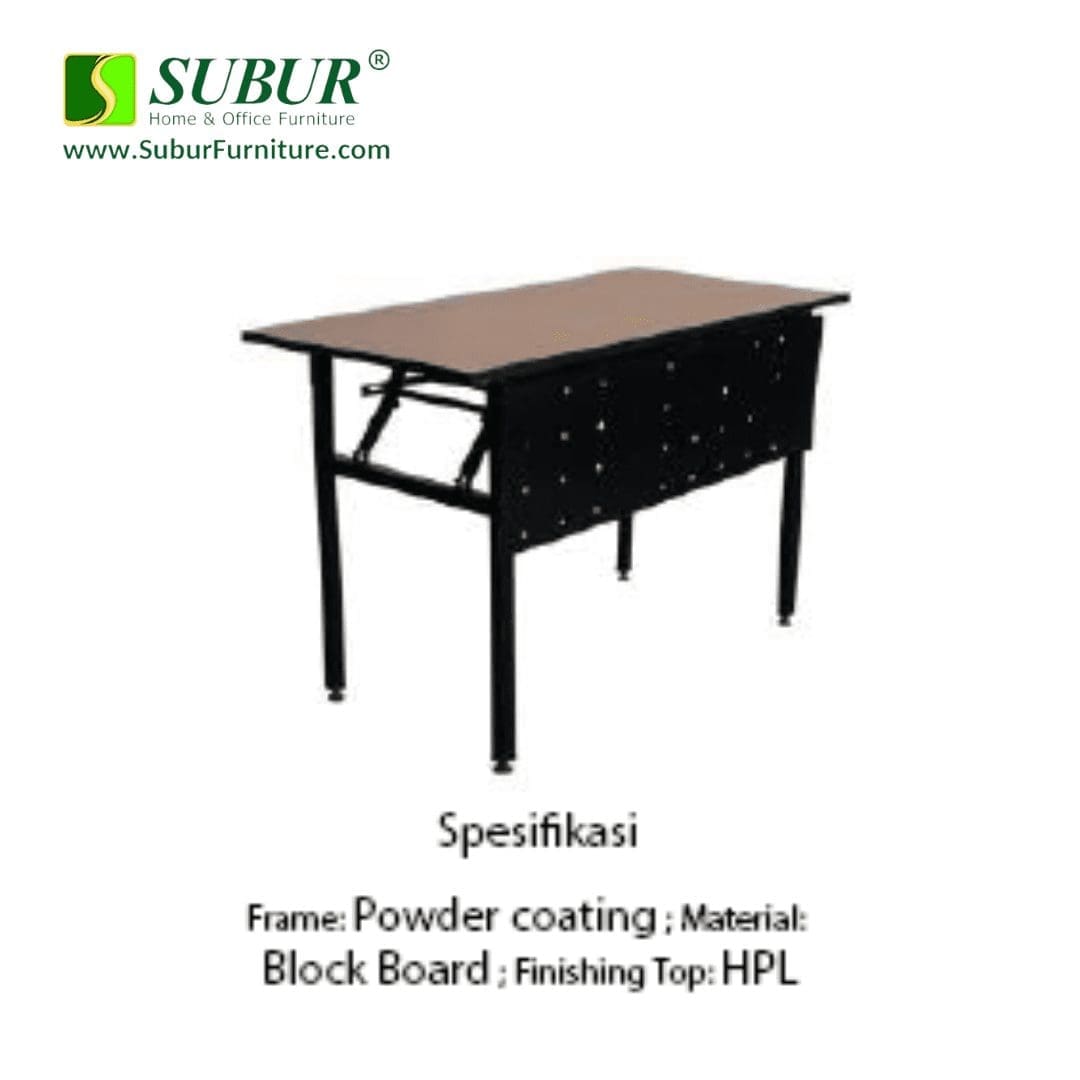 Meja IBM-Folding Table Classic Series+Storage(RAK)+Steel Modesty ...