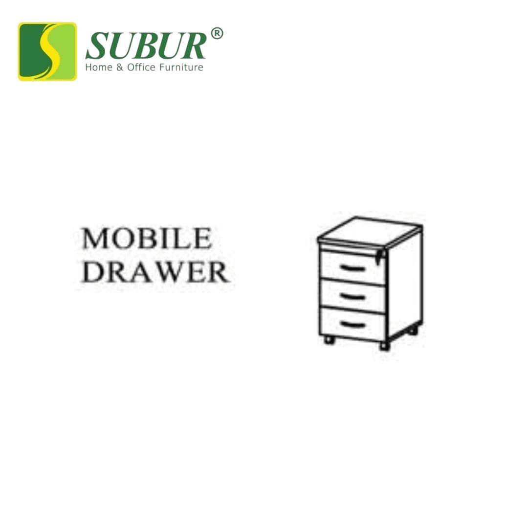 Mobile Drawer Kantor Donati type MD 3 L ( Handle Std ) | Subur ...