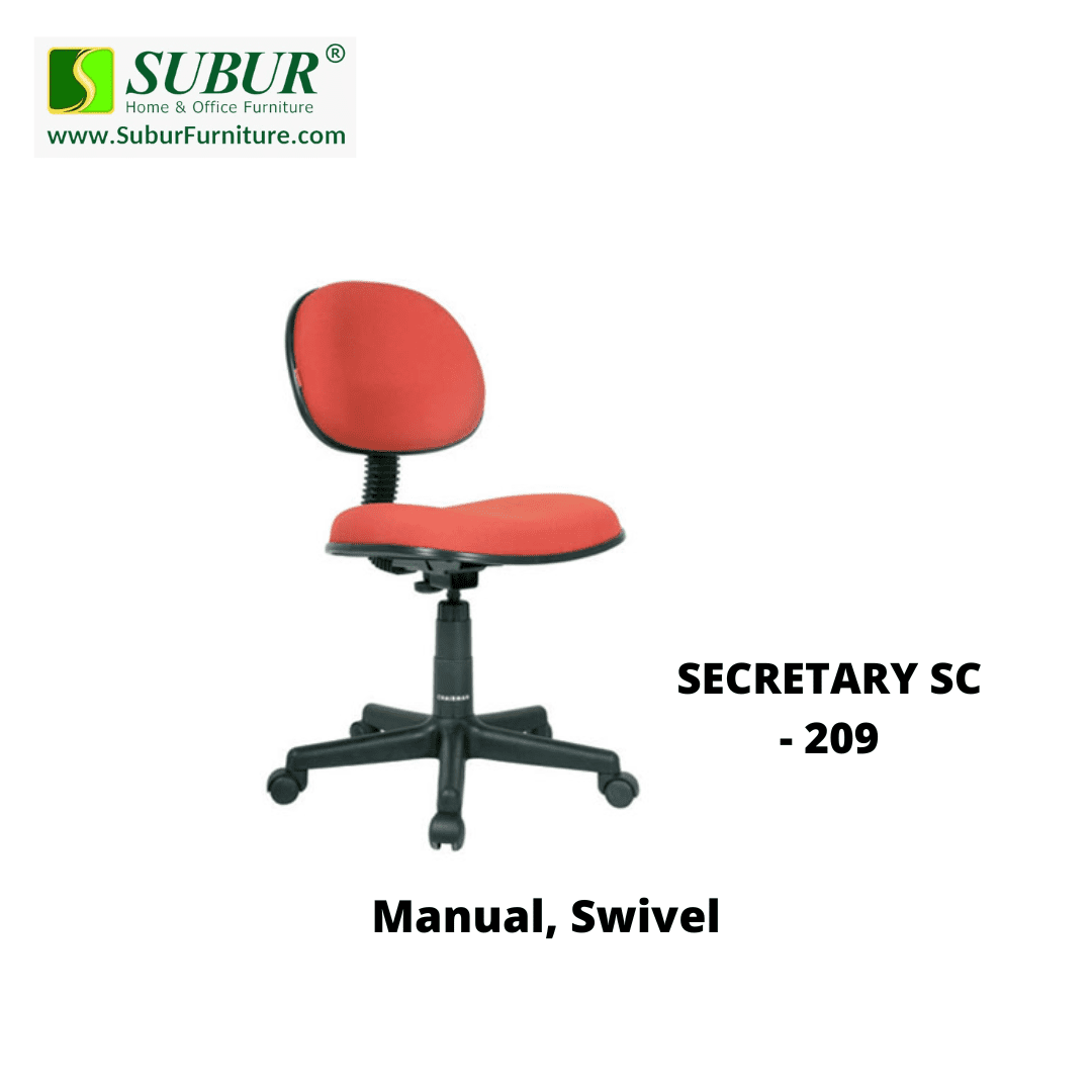 Kursi Kantor Chairman Secretary SC - 209 | Subur Furniture Online Store