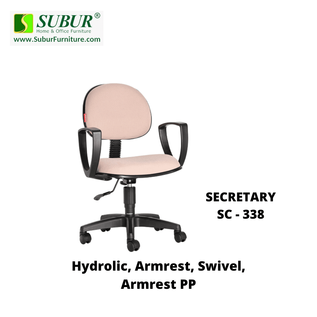 Kursi Kantor Chairman Secretary SC - 338 | Subur Furniture Online Store