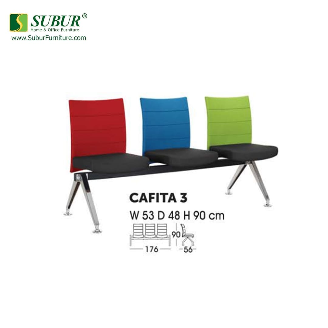Kursi Tunggu Donati tipe Cafita 3 | Subur Furniture Online Store