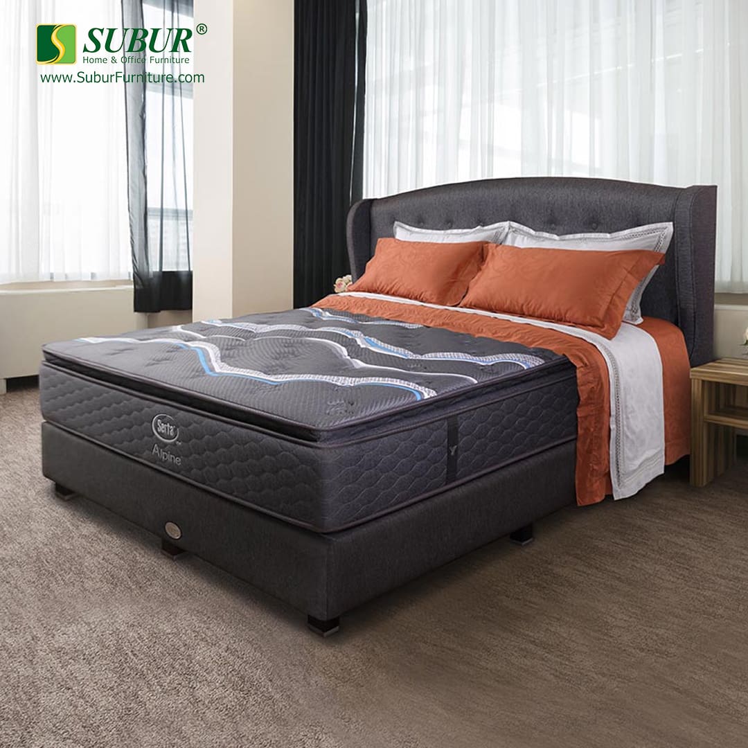 Springbed Serta tipe Alpine Harga Termurah, Tahan Lama