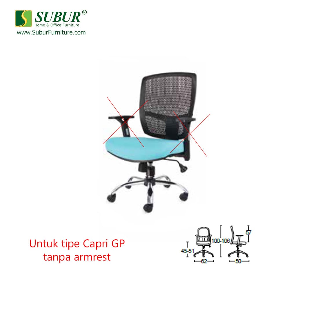 Kursi Kantor Savello tipe Capri GP Harga Termurah.