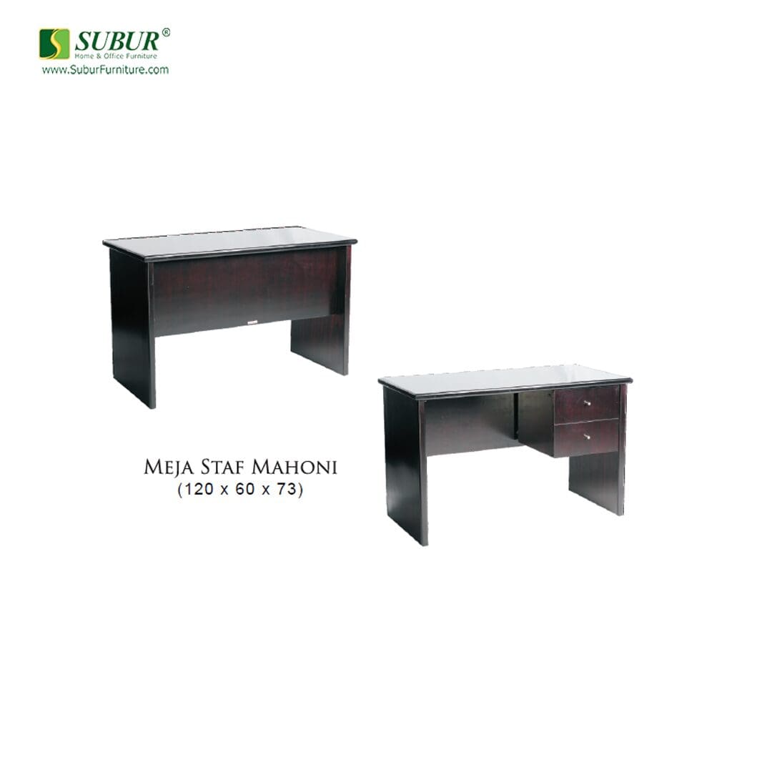 Meja Kantor Horse Metal tipe Staff Mahoni Harga Termurah